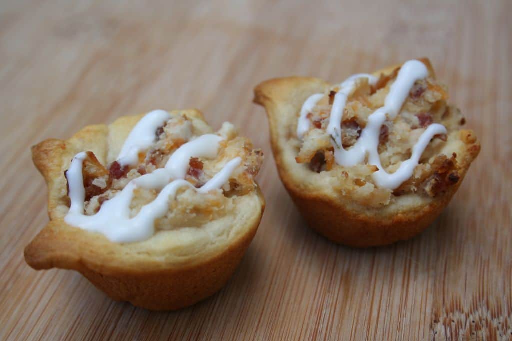 Chicken, bacon & cheese mini bites - Drizzle Me Skinny!