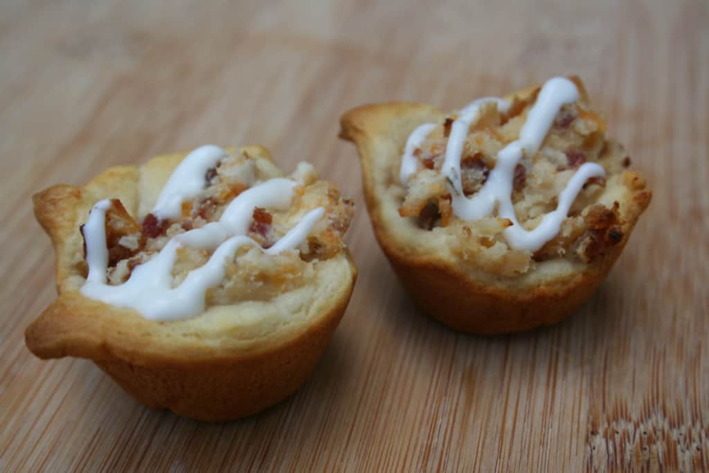 Chicken, bacon & cheese mini bites - Drizzle Me Skinny!