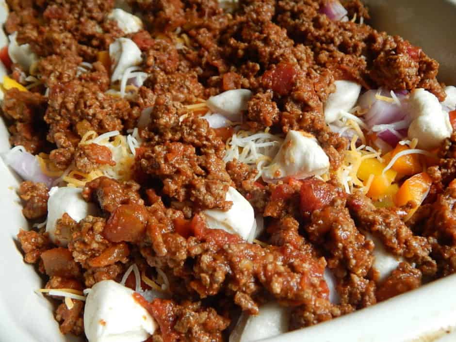 Taco Fiesta Bubble Up Casserole - Drizzle Me Skinny!