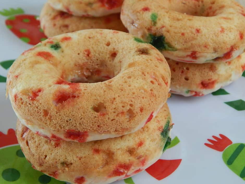 Candy cane donuts - Drizzle Me Skinny!