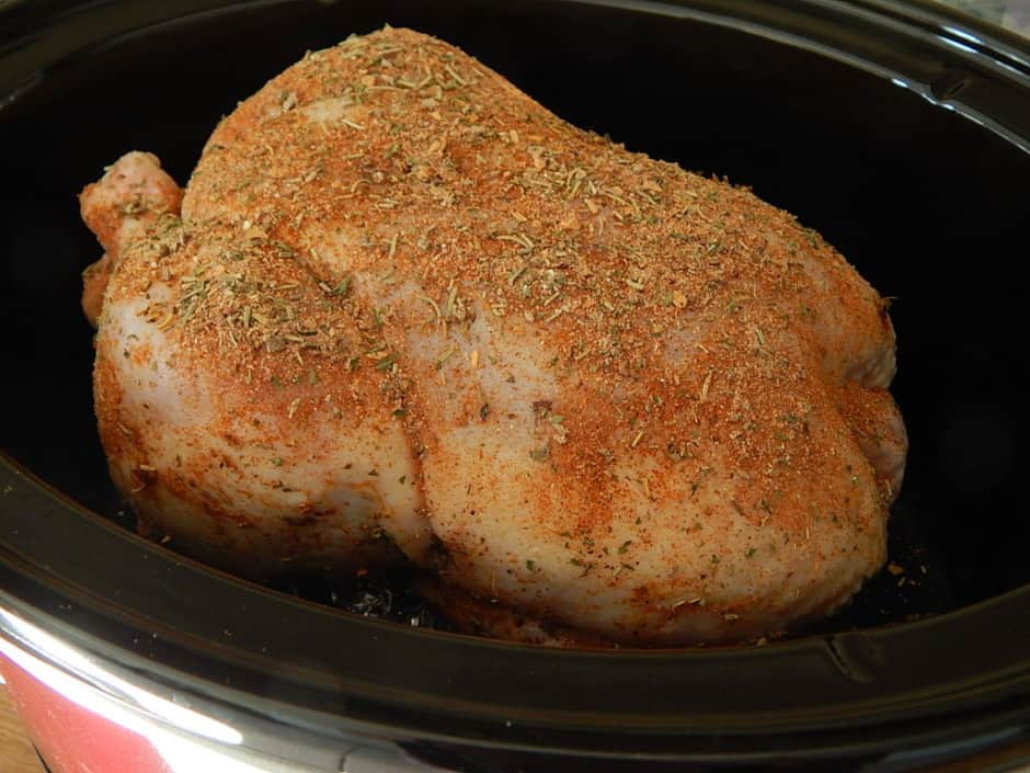 Crock Pot Rotisserie Chicken - Drizzle Me Skinny!