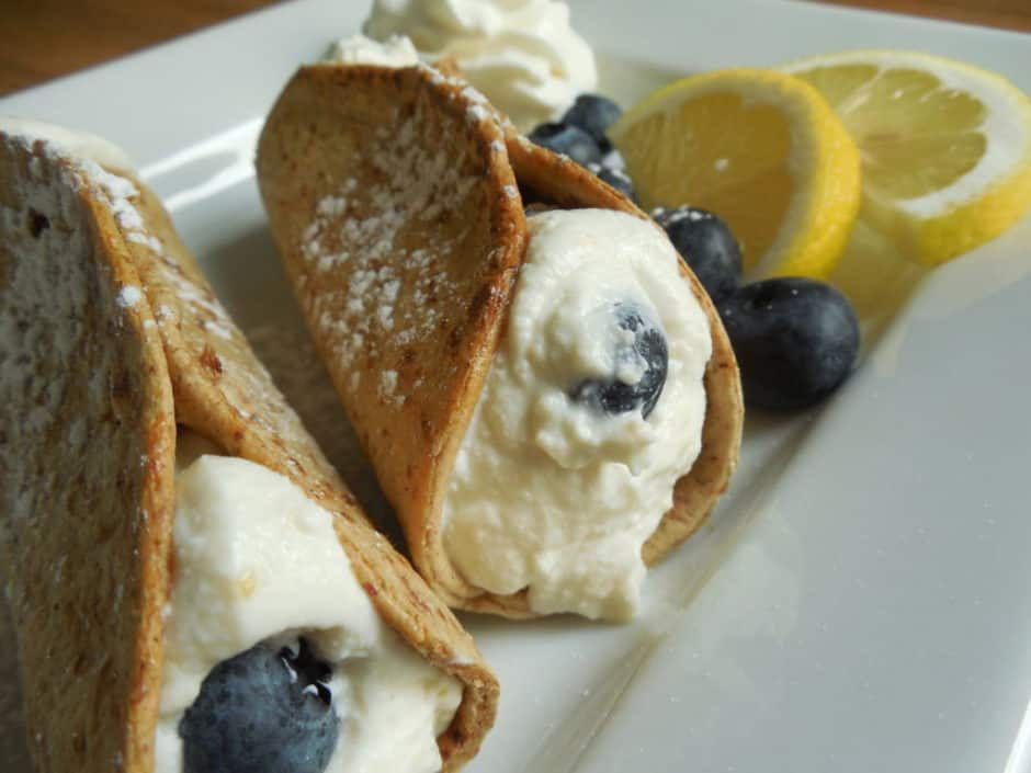 Blueberry lemon cannoli's - Drizzle Me Skinny!