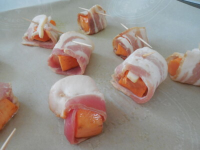 Maple bacon sweet potato bites - Drizzle Me Skinny!