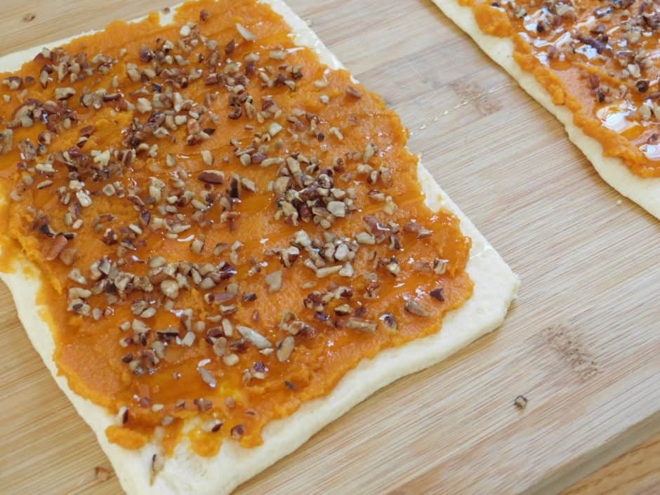 Pumpkin Pecan Pinwheels - Drizzle Me Skinny!