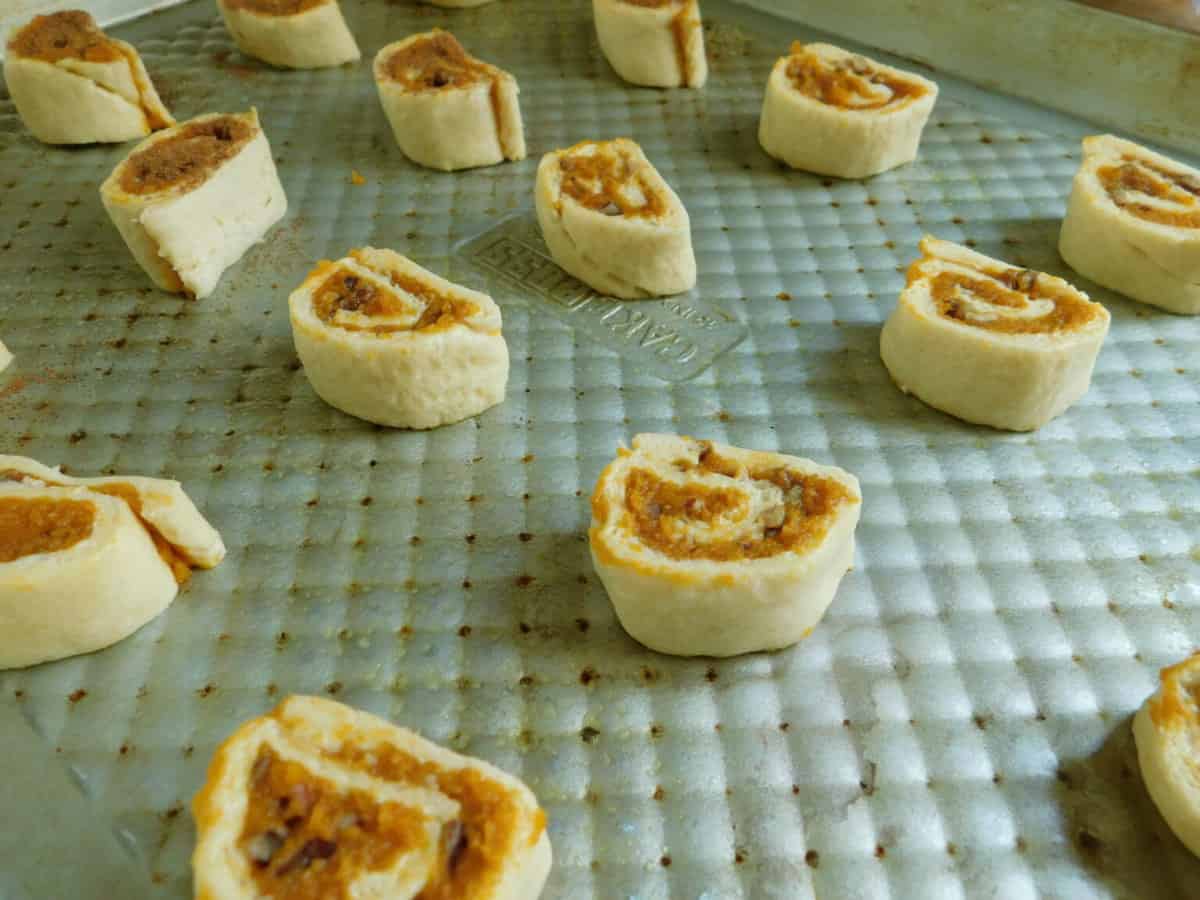 Pumpkin Pecan Pinwheels - Drizzle Me Skinny!