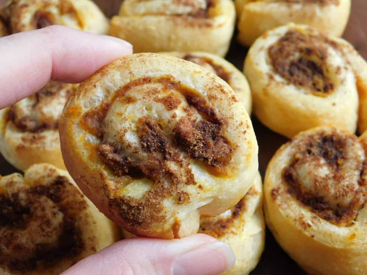 Pumpkin Pecan Pinwheels - Drizzle Me Skinny!