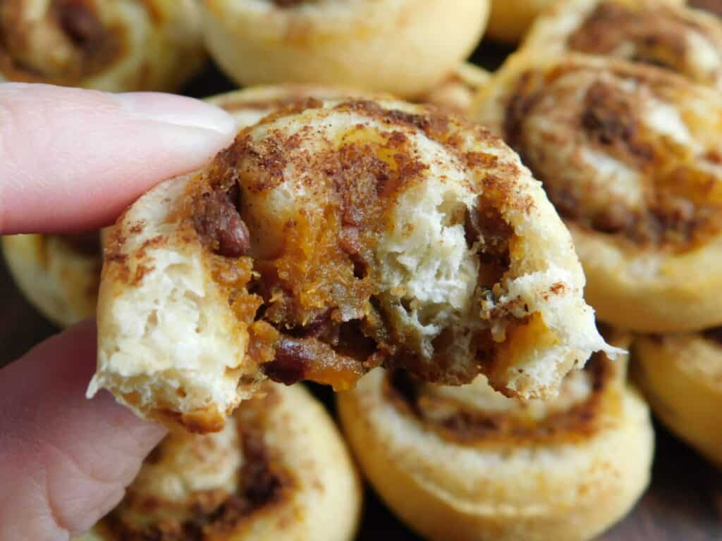 Pumpkin Pecan Pinwheels - Drizzle Me Skinny!