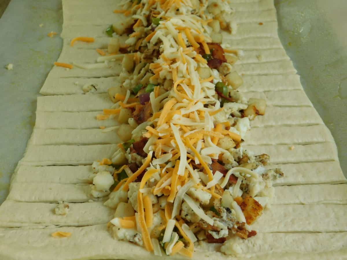 Breakfast stromboli - Drizzle Me Skinny!