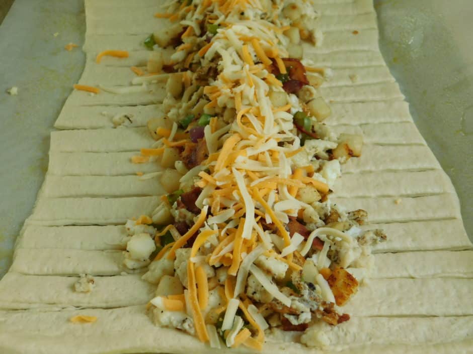 Breakfast stromboli - Drizzle Me Skinny!