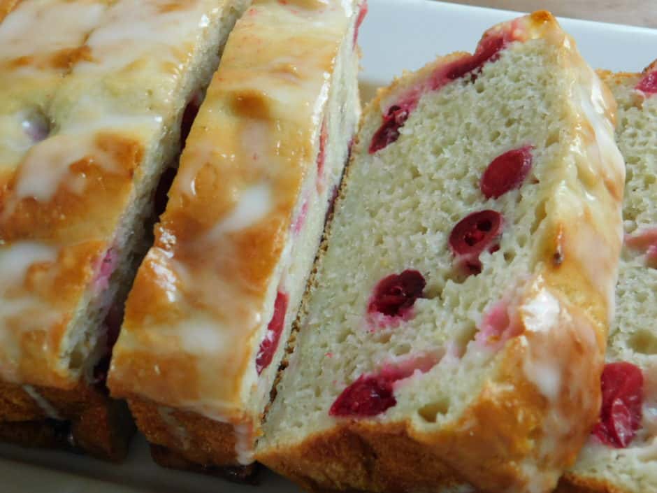 Lemon Cranberry Loaf - Drizzle Me Skinny!
