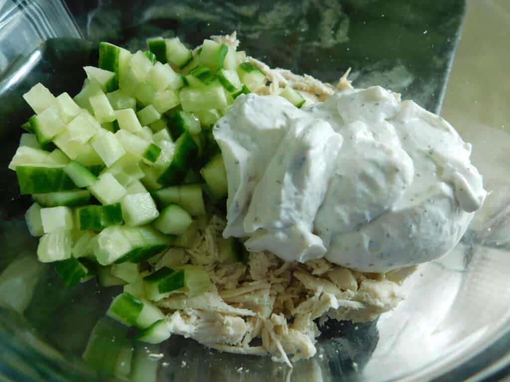 Spinach cucumber chicken & ranch wraps - Drizzle Me Skinny!