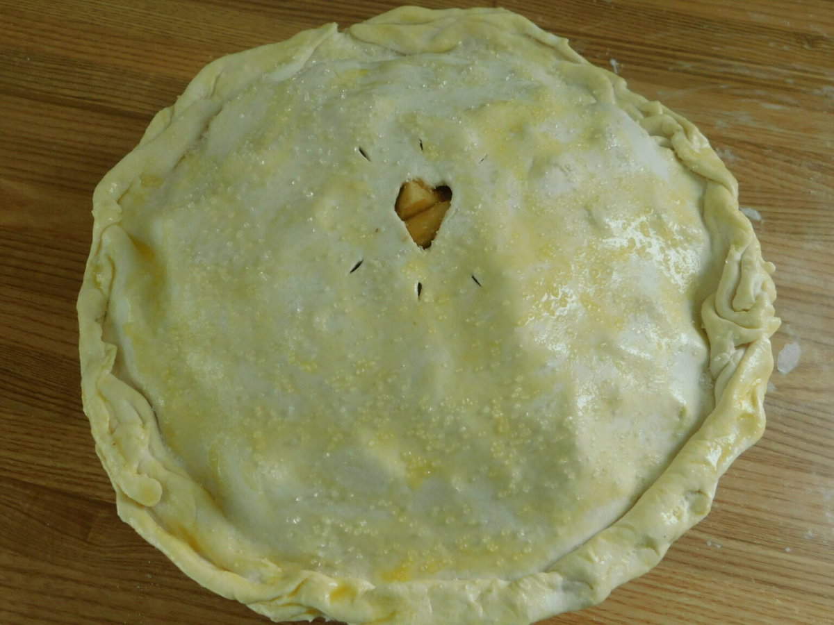 Two Ingredient Pie Crust Apple Pie - Drizzle Me Skinny!