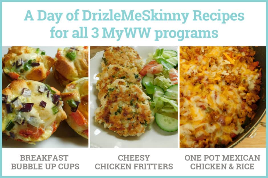 A day of drizzle me skinny recipes for all 3 MyWW programs - Drizzle Me ...
