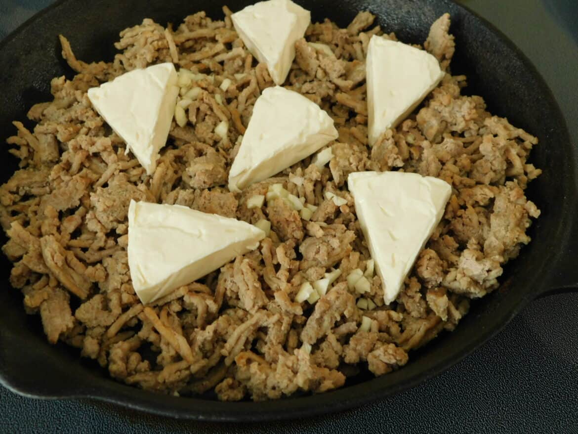 Ground Turkey Cheese Dip - Drizzle Me Skinny!