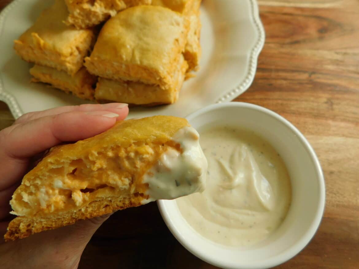 Buffalo Chicken Squares - Drizzle Me Skinny!
