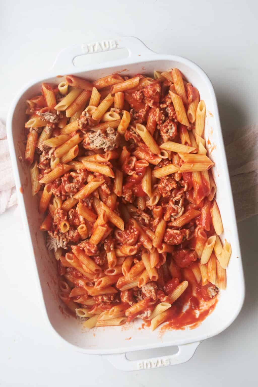 Easy Ground Turkey Pasta - Drizzle Me Skinny!