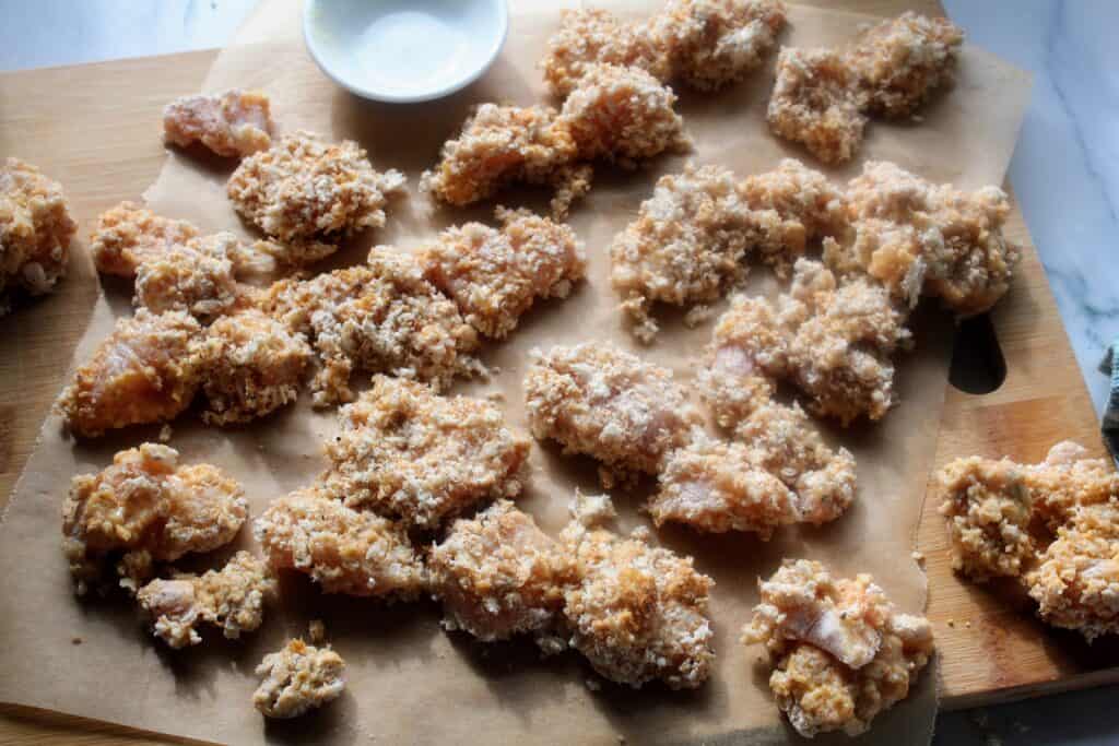 Mouth Watering Air Fryer Popcorn Chicken - Drizzle Me Skinny!