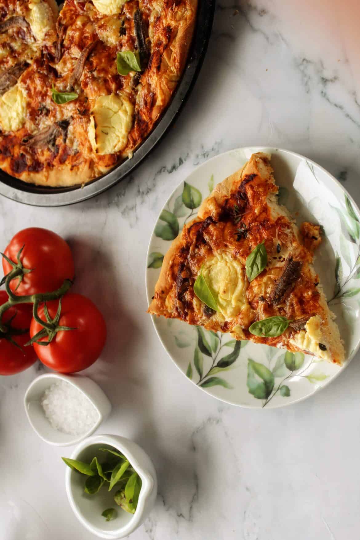 Delightful Anchovy Pizza - Drizzle Me Skinny!