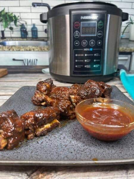 Instant Pot Bone-In Beef Ribs - Drizzle Me Skinny!