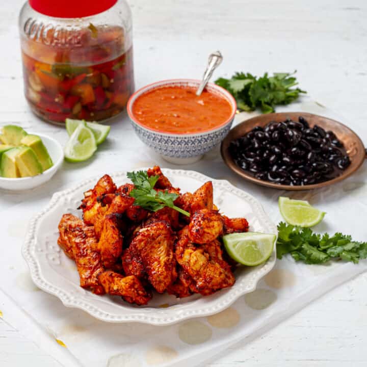 Delicious Chicken al Pastor - Drizzle Me Skinny!