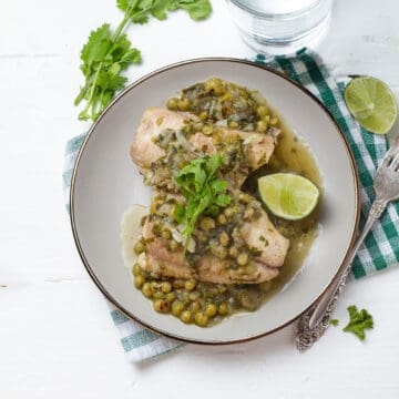 This Hake in Green Sauce Is Perfect For Date Night - Drizzle Me Skinny!