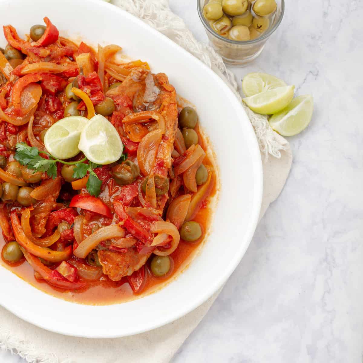 I Can't Stop Making This Veracruz Style White Fish - Drizzle Me Skinny!