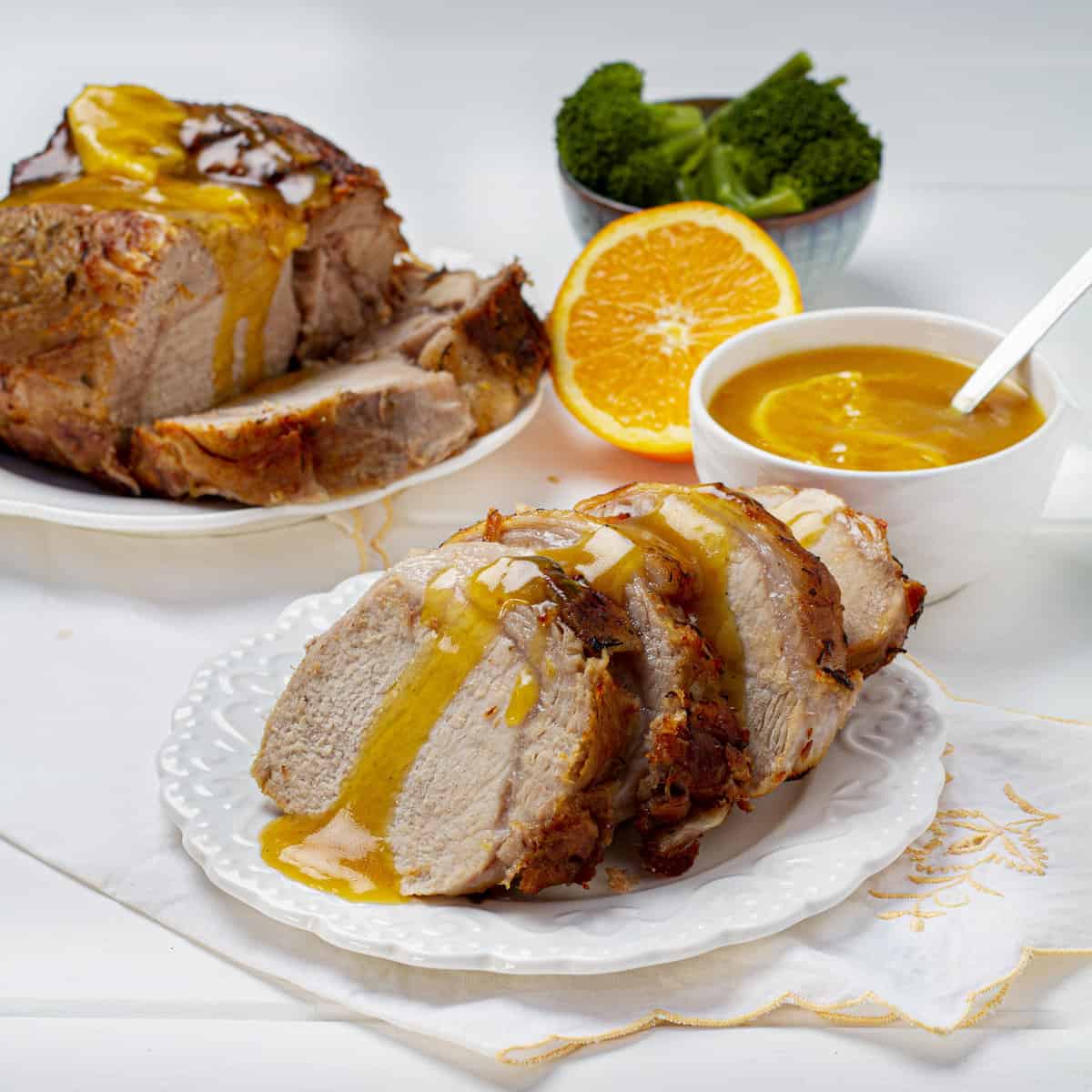 The Instant Pot Makes This Orange Glazed Pork Loin A Breeze - Drizzle Me Skinny!