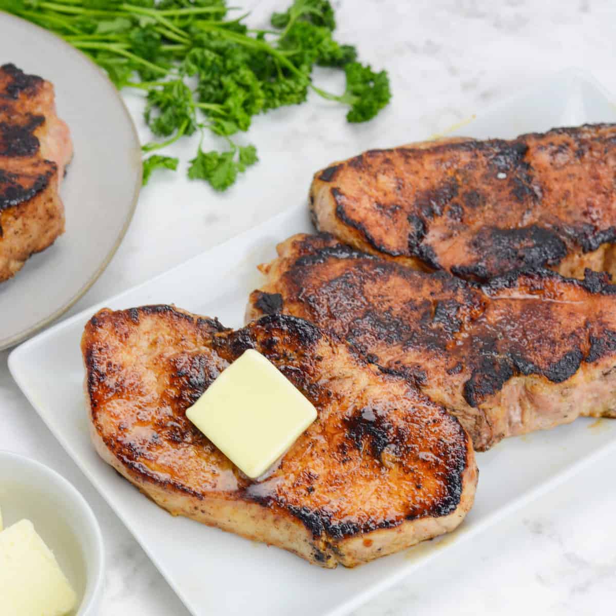 Blackstone Pork Chops in 7 Easy Steps - Drizzle Me Skinny!