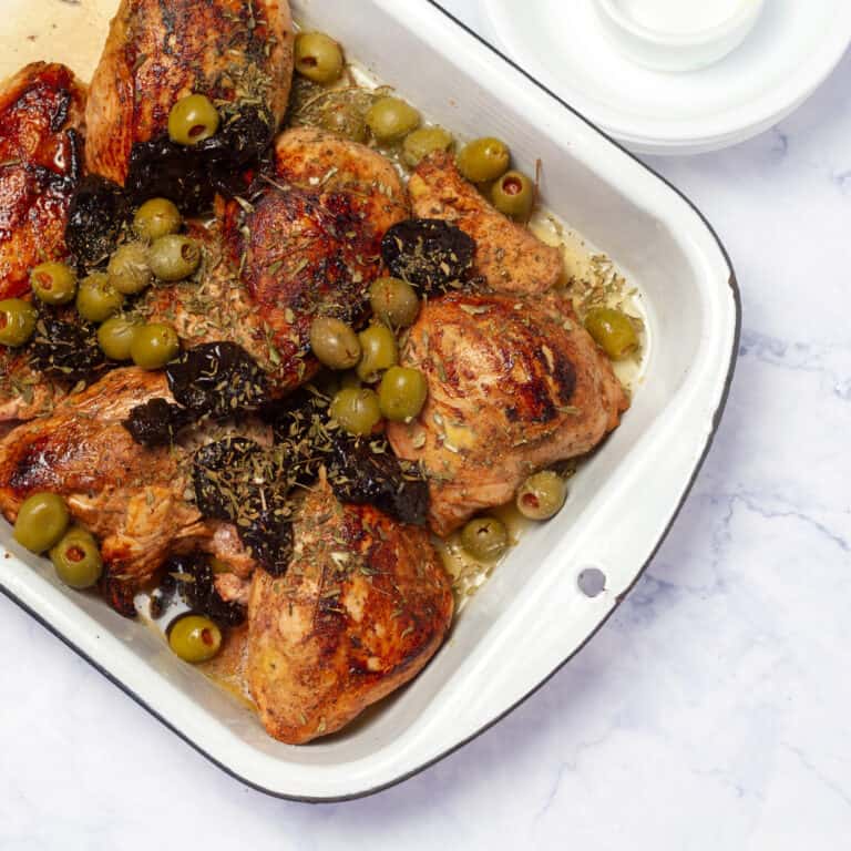 Healthy Chicken Marbella for | WW Points - Drizzle Me Skinny!