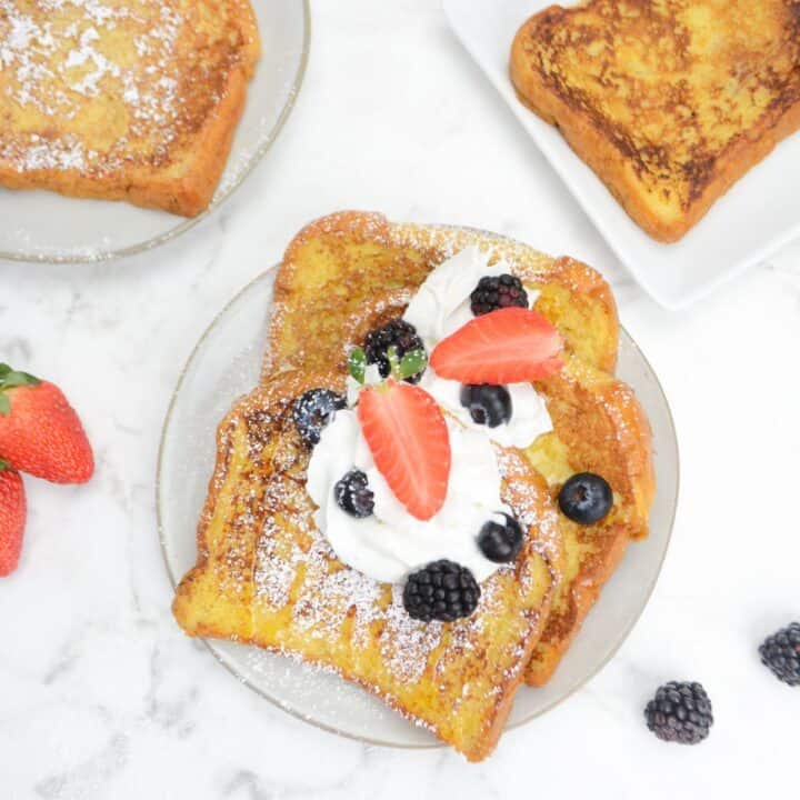 Blackstone French Toast in 7 Easy Steps - Drizzle Me Skinny!