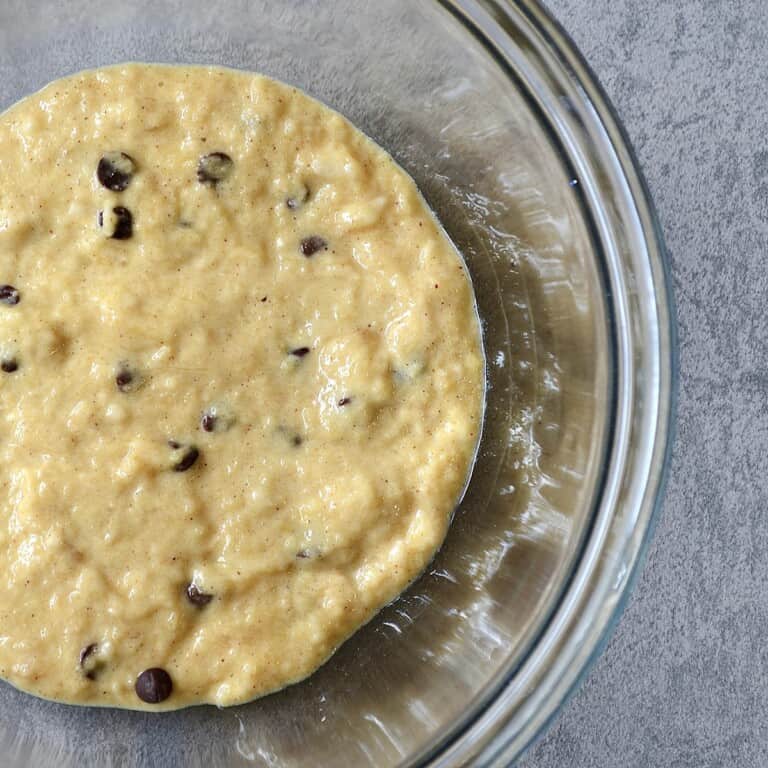 Healthy Banana Chocolate Chip Mug Cake | WW Points - Drizzle Me Skinny!