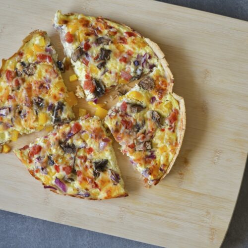 Weight Watchers Tortilla Quiche Bake - Drizzle Me Skinny!