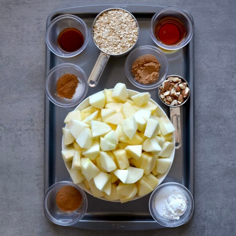 Healthy Apple Crisp | WW Points - Drizzle Me Skinny!