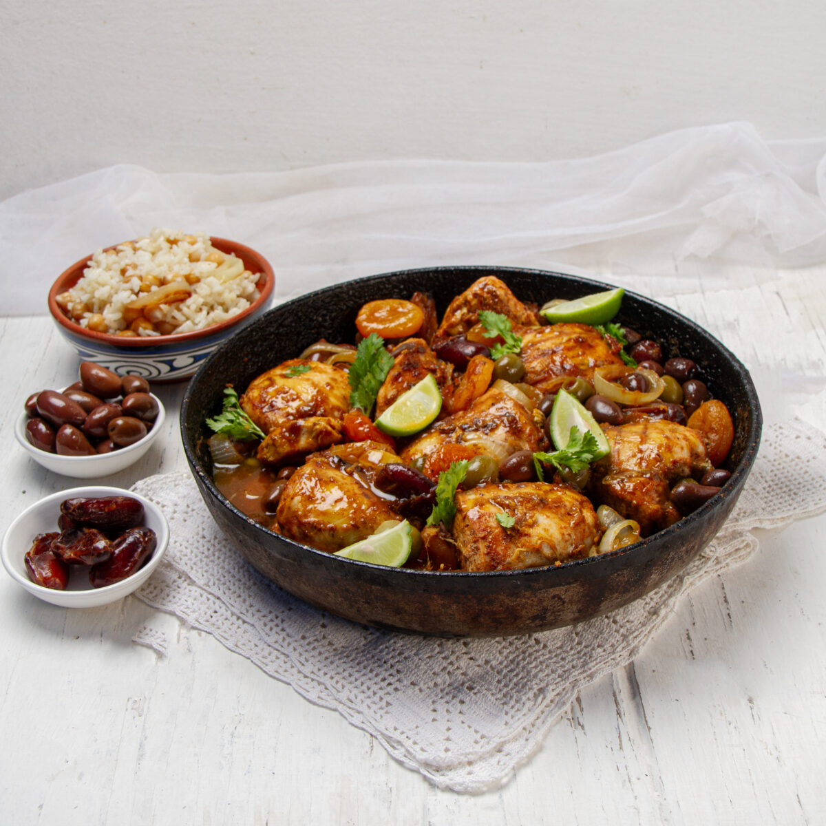 Skillet Moroccan Chicken - Drizzle Me Skinny!