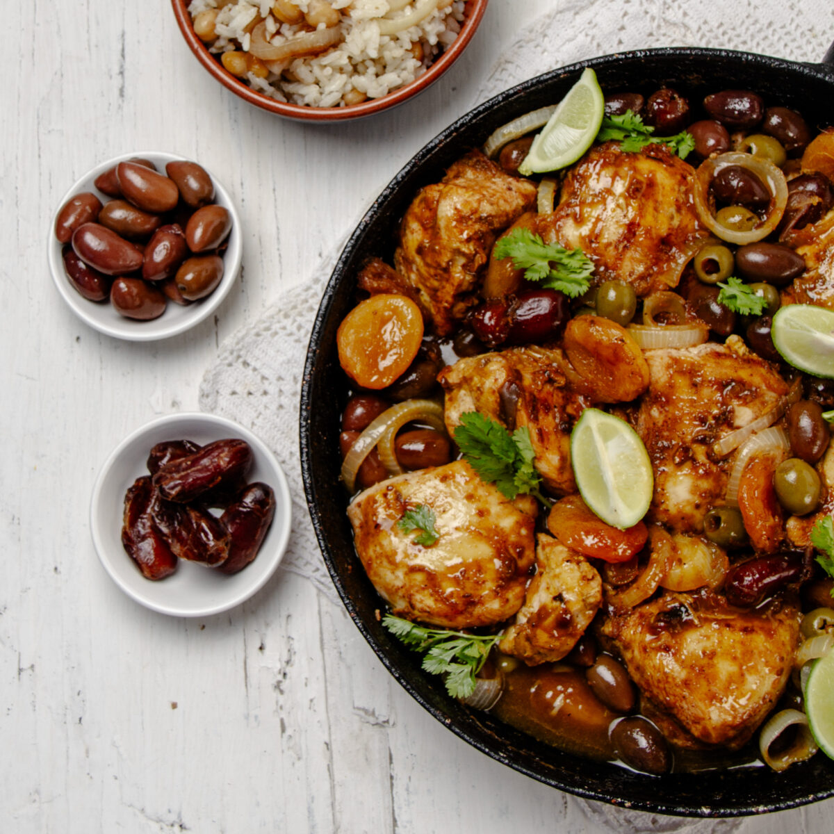 Skillet Moroccan Chicken - Drizzle Me Skinny!