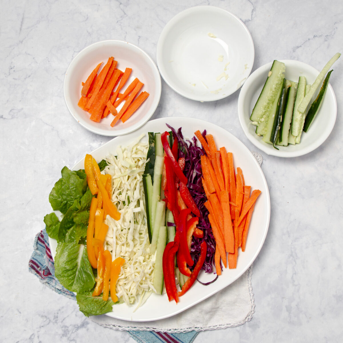Vietnamese Spring Roll in a Bowl - Drizzle Me Skinny!