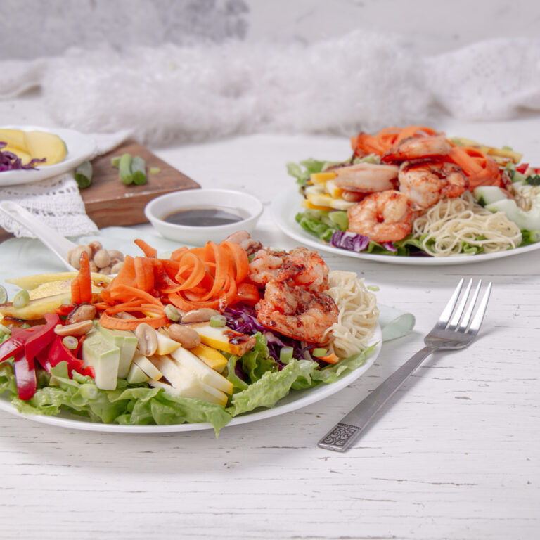 Shrimp Spring Roll In A Bowl - Drizzle Me Skinny!